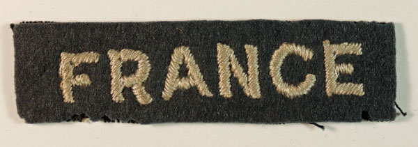FRANCE – R.A.F. WW2 Embroidered Nationality Shoulder Title Badge — Lot ...