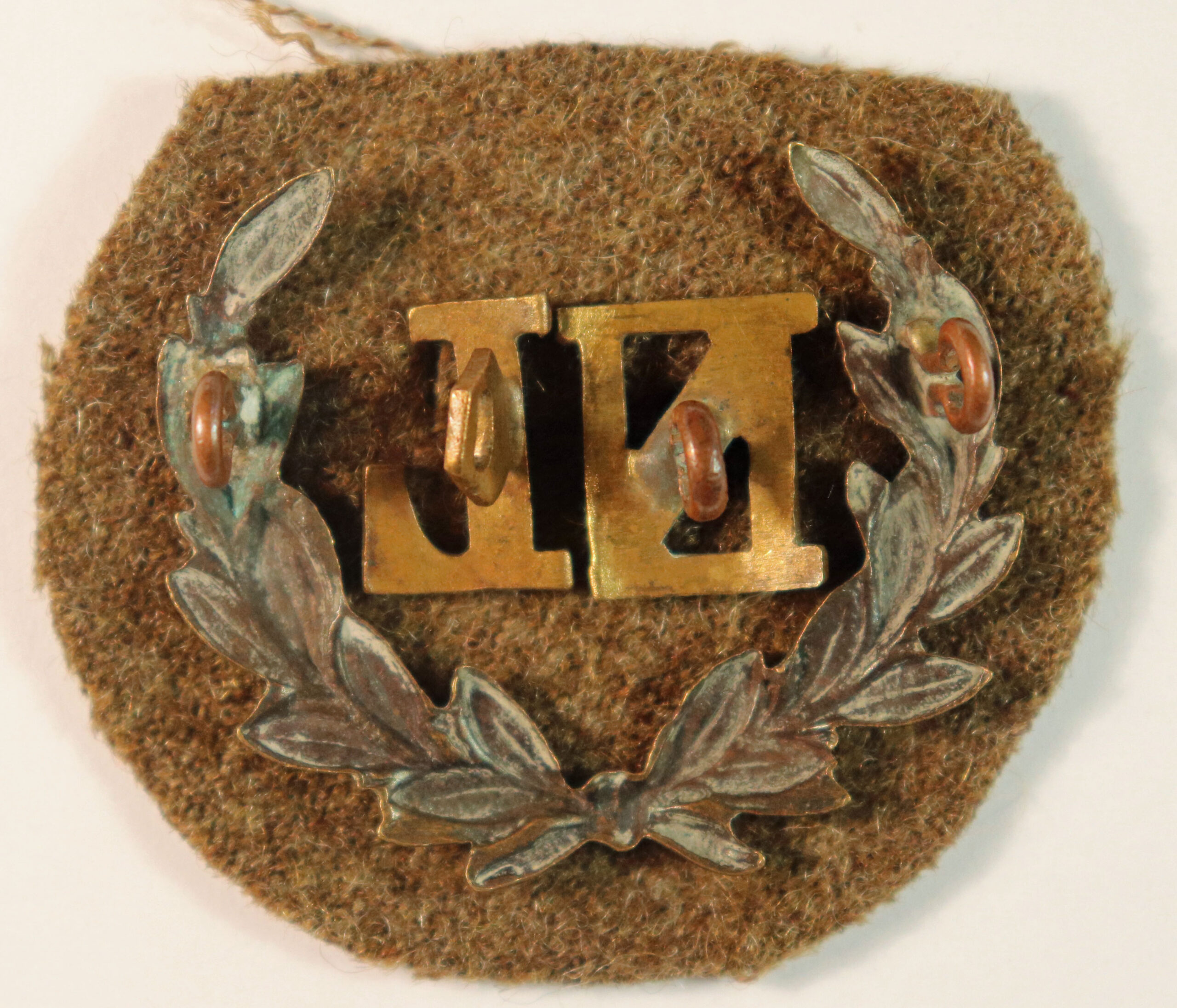 “LN” in Wreath – Land Navigator WW2 3-Piece Brass Metal Arm Badge ...