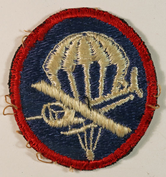 U.S. GLIDER BORNE PARATROOPS – ARTILLERY WW2 Embroidered Formation Sign ...