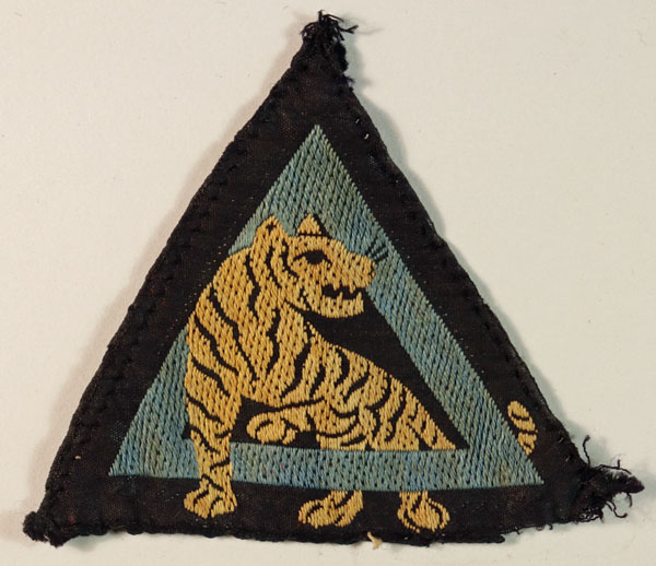 26th Indian Division WW2 Silk Woven Formation Sign Badge — Lot No. 5821 ...