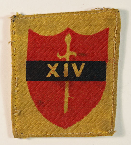 3rd INDIAN ARMOURED BRIGADE WW2 Printed Formation Sign Badge — Lot No ...