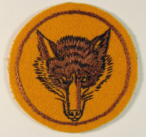 8th ARMOURED BRIGADE WW2 Embroidered Felt Formation Sign Badge — SCARCE ...