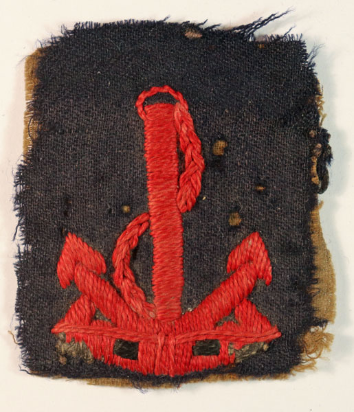 ROYAL AUSTRALIAN NAVAL BRIDGING TRAIN WW1 Embroidered Cloth Formation ...