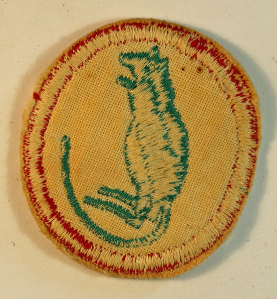 7th ARMOURED BRIGADE WW2 Embroidered Felt Formation Sign Badge — Lot No ...