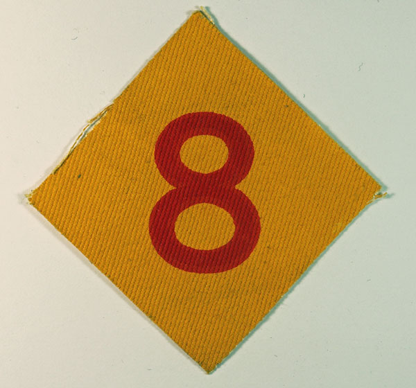 8th BATTALION, MANCHESTER REGIMENT Printed Formation Sign Badge ...