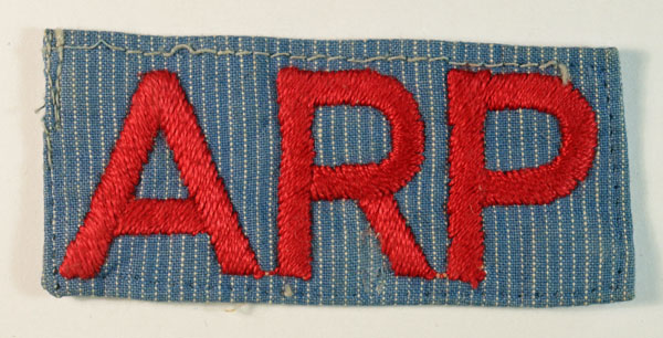 ARP – NURSE WW2 Embroidered Cloth Breast Pocket Badge – SCARCE — Lot No ...