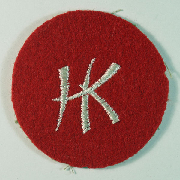 “C” FORCE HONG KONG Canadian WW2 Embroidered Felt Formation Sign Badge ...