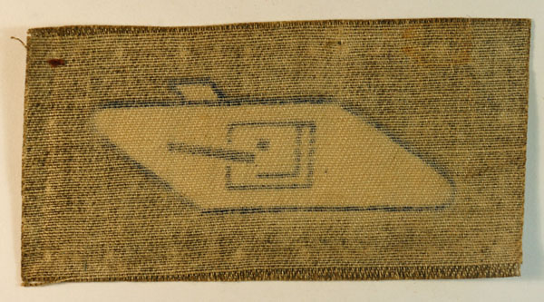TANK Arm Badge – ROYAL TANK REGIMENT – WW2 Printed Cloth – CALICO ...