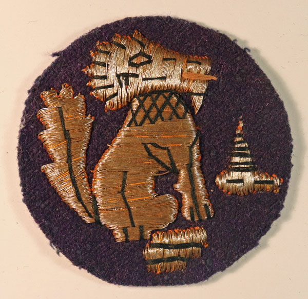 3rd Indian Division – CHINDITS WW2 Bullion Embroidered Cloth Formation ...