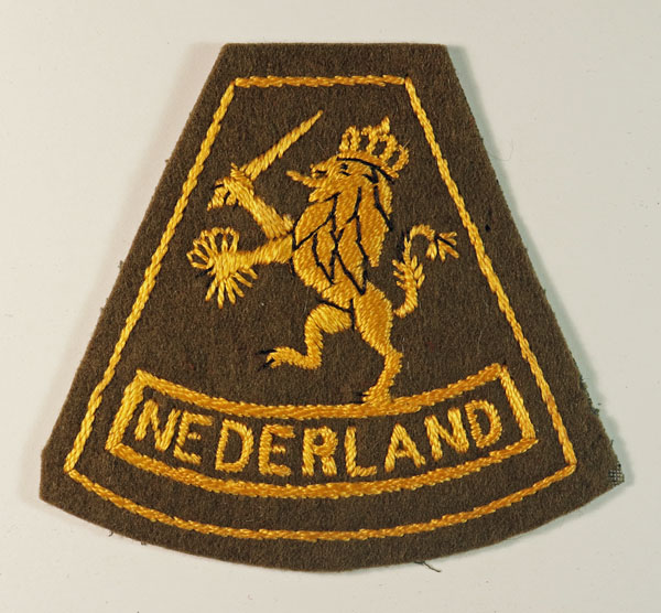 NEDERLAND – DUTCH FREE FORCES WW2 Embroidered Formation Sign Arm Badge ...