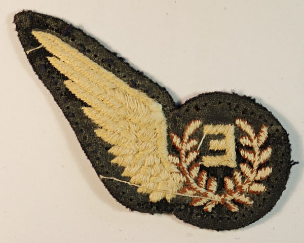 R.A.F. ‘E’ – FLIGHT ENGINEER WW2 Embroidered Half Brevet Badge ...